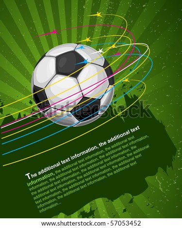 Football Poster Background Design Stock Vector (Royalty Free) 57053452 ...
