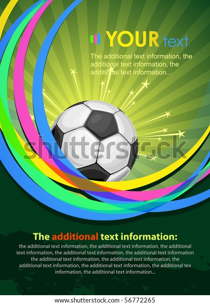 Football Poster Background Design Stock Vector (Royalty Free) 56772265 ...