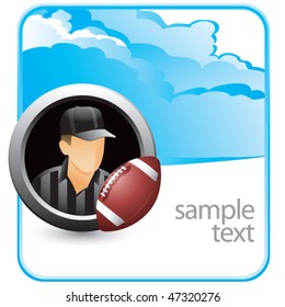 Football Referee Cloud Banner Stock Vector (Royalty Free) 47320276 ...
