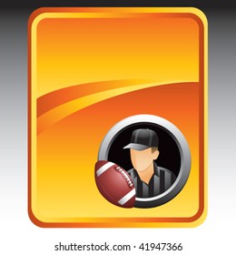 Sports Referee Gold Background Stock Vector (Royalty Free) 43892677 ...