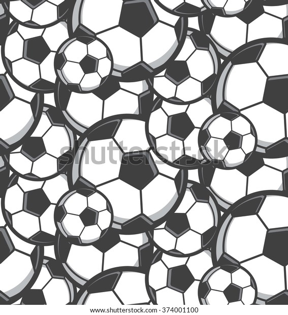 Football Seamless Pattern Stock Vector (Royalty Free) 374001100 ...