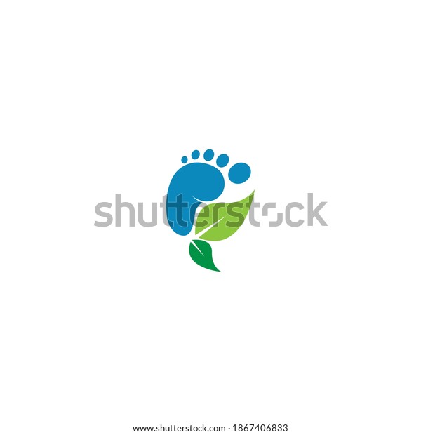 Footsteps Logo Icon Design Illustration Stock Vector (Royalty Free ...