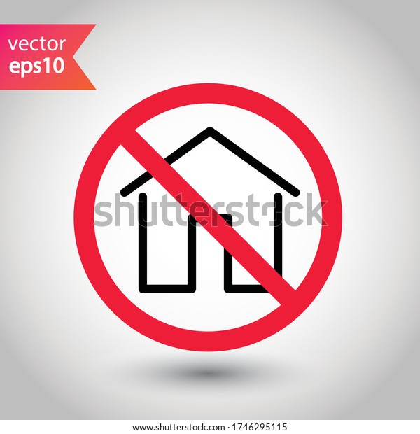 Forbidden Prohibited Warning Caution Attention Restriction Stock Vector ...