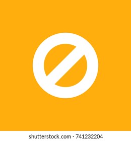 Forbidden Symbol Icon Stock Vector (Royalty Free) 741232204 | Shutterstock
