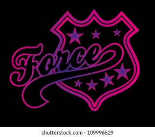 Force Embroidery Designs Stock Vector (Royalty Free) 109996529 ...