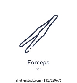 Forceps Icon Tools Utensils Outline Collection Stock Vector (Royalty ...