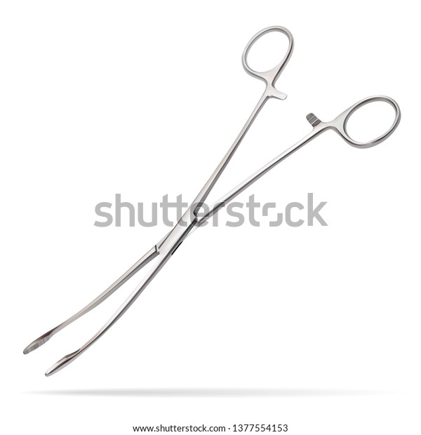 Forceps Meier Surgical Instrument Designed Insert Stock Vector (Royalty ...