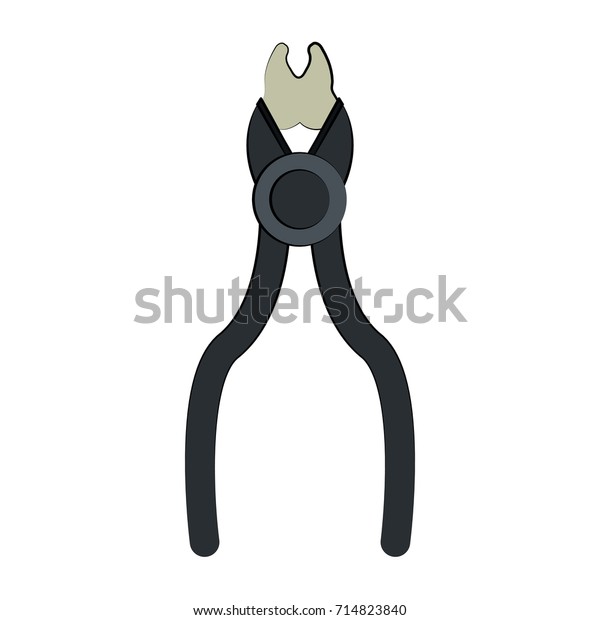 Forceps Molar Tooth Dentistry Instrument Icon Stock Vector (Royalty ...