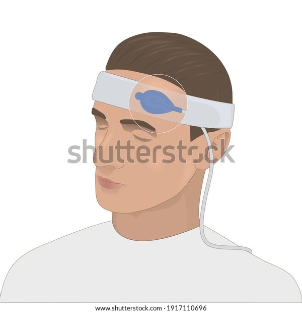 Forehead Pulse Oximeter Illustration Pulse Oximeter Stock Vector ...