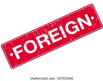 Foreign Stamp Sign Stock Vector (Royalty Free) 357533546 | Shutterstock