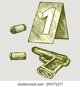 Forensic Science Drawings Images, Stock Photos & Vectors | Shutterstock