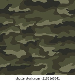 Forest Camouflage Pattern Army Uniform Disguise Stock Vector (Royalty ...