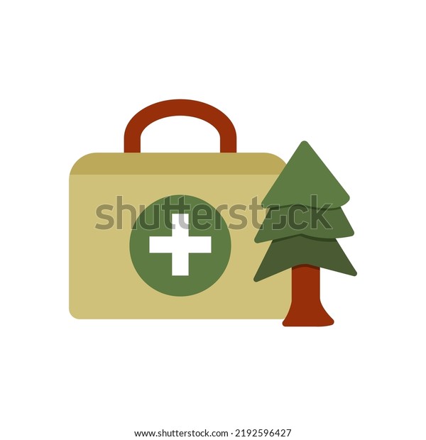 Forest Scout Emergency First Aid Medical Stock Vector (Royalty Free ...