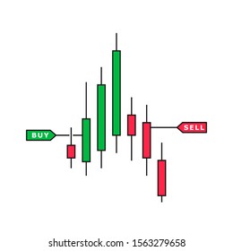 Forex Trading Logo Vector Sign Financial: vector de stock (libre de ...