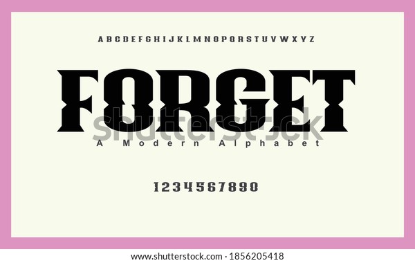 Forget Font Elegant Alphabet Letters Font Stock Vector (Royalty Free ...