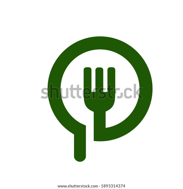 Fork Logo Vector Design Creative Idea Stock Vector (Royalty Free ...