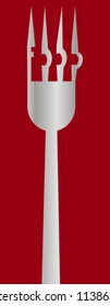 Fork Word Food Stock Vector (Royalty Free) 113863969 | Shutterstock