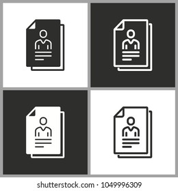 Form Black White Vector Icons Graphic Stock Vector (Royalty Free ...