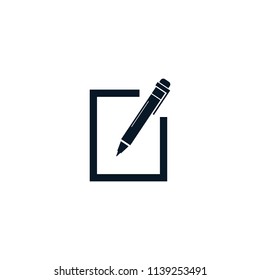 Form Paper Agreements Icon Vector Logo Stock Vector (Royalty Free ...