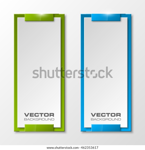 Form Two Squares Overlapping Flat Image Stock Vector (Royalty Free ...