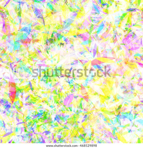 Formless Spots Stylized Leaves Light Colorful Stock Vector (Royalty ...