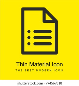 Forms Bright Yellow Material Minimal Icon Stock Vector (Royalty Free ...