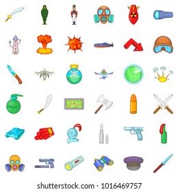 Fortification Icons Set Cartoon Set 36 Stock Vector (Royalty Free ...