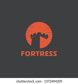 Fortress Logo Template Stock Vector (Royalty Free) 1372494209 ...