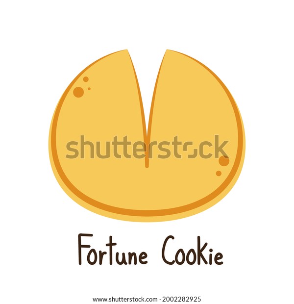 Fortune Cookie Cartoon Vector Fortune Cookie: เวกเตอร์สต็อก (ปลอดค่า ...