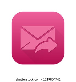 Forward Email App Icon Stock Vector (Royalty Free) 1219804741 ...