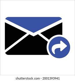 Forward Email Icon High Res Stock Stock Vector (Royalty Free ...