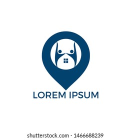 Foster Home Locator Vector Logo Design Stock Vector (Royalty Free ...