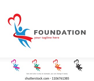 Foundation Logo Symbol Template Design Vector 库存矢量图（免版税）1106761385 ...