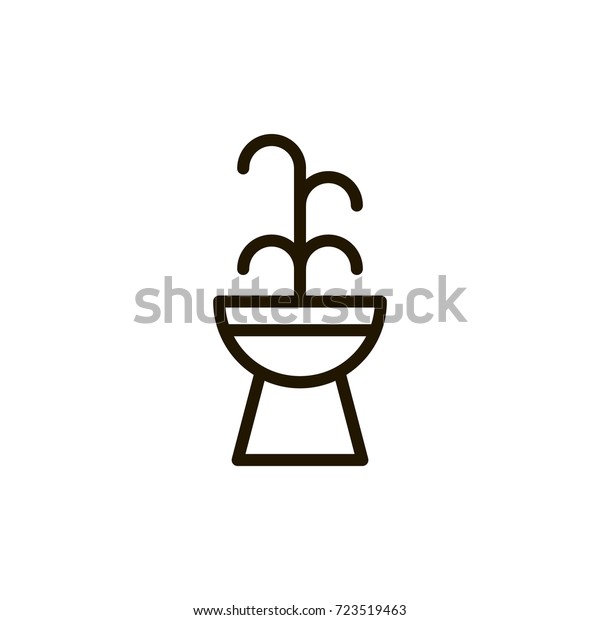 Fountain Icon Set Single High Quality 스톡 벡터(로열티 프리) 723519463 ...