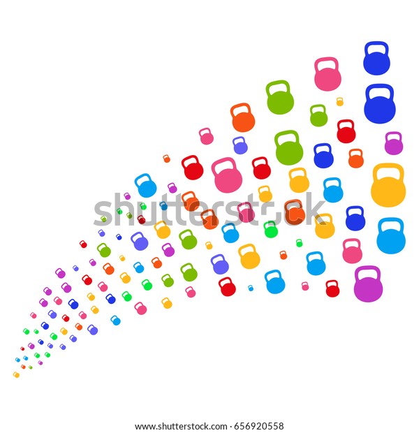Fountain Weight Icons Vector Illustration Style Stock Vector (Royalty ...
