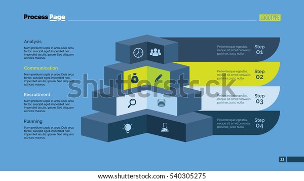 Four Angles Diagram Slide Template Stock Vector (Royalty Free ...