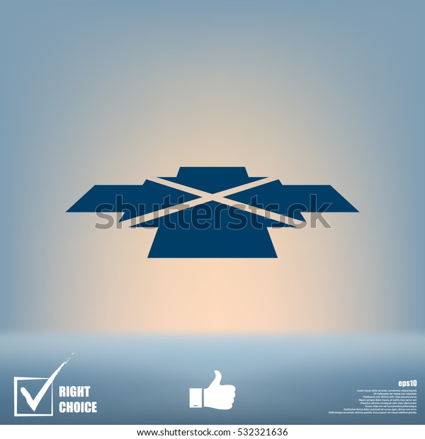 Four Arrows Facing Each Other Perspective Stock Vector (Royalty Free ...