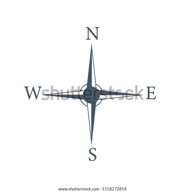 Four Cardinal Directions Cardinal Points Compass Stock Vector (Royalty ...