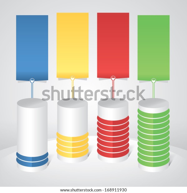 Four Color Loops Diagram Stock Vector (Royalty Free) 168911930 ...