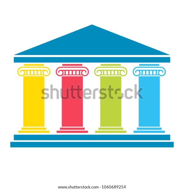 Four Column Diagram Clipart Image Isolated Stock Vector (Royalty Free ...