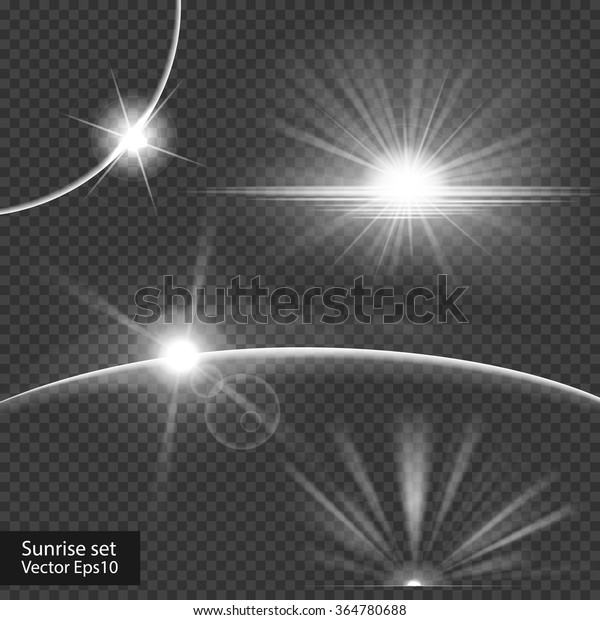Four Effects Powerful Glow Radiance Emanating Stock Vector (Royalty ...