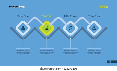 Four Elements Diagram Slide Template Stock Vector (Royalty Free) 525273106