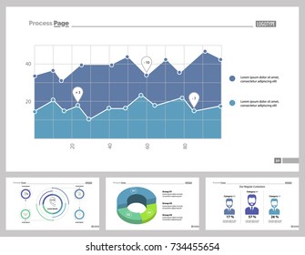 Four Finance Slide Templates Set Stock Vector (Royalty Free) 734455654 ...