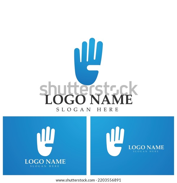 icono vectorial del logotipo de gestos: vector de stock (libre de ...