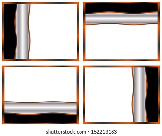 Four Frame On White Background Stock Vector (Royalty Free) 152213183 ...
