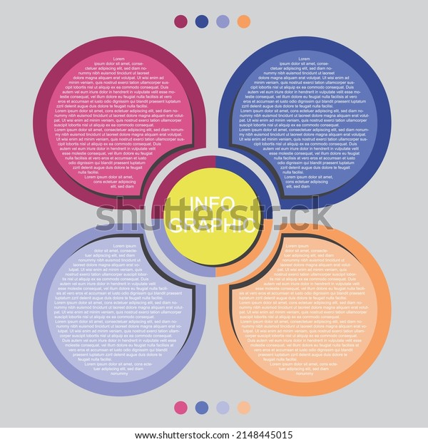Four Leaf Clover Infographic Template Stock Vector (Royalty Free ...