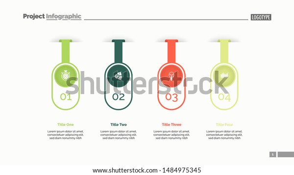Four Options Infographic Diagram Step Chart Stock Vector (Royalty Free ...