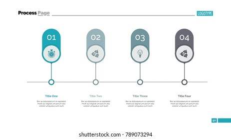 Four Options On Timeline Slide Template Stock Vector (Royalty Free ...
