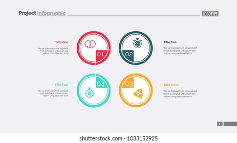 Four Options Teamwork Slide Template 스톡 벡터(로열티 프리) 717821062 | Shutterstock
