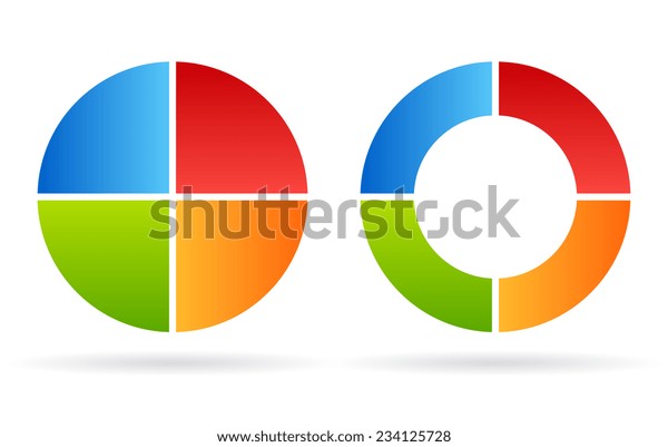 Four Part Cycle Diagram Stock Vector (Royalty Free) 234125728 ...